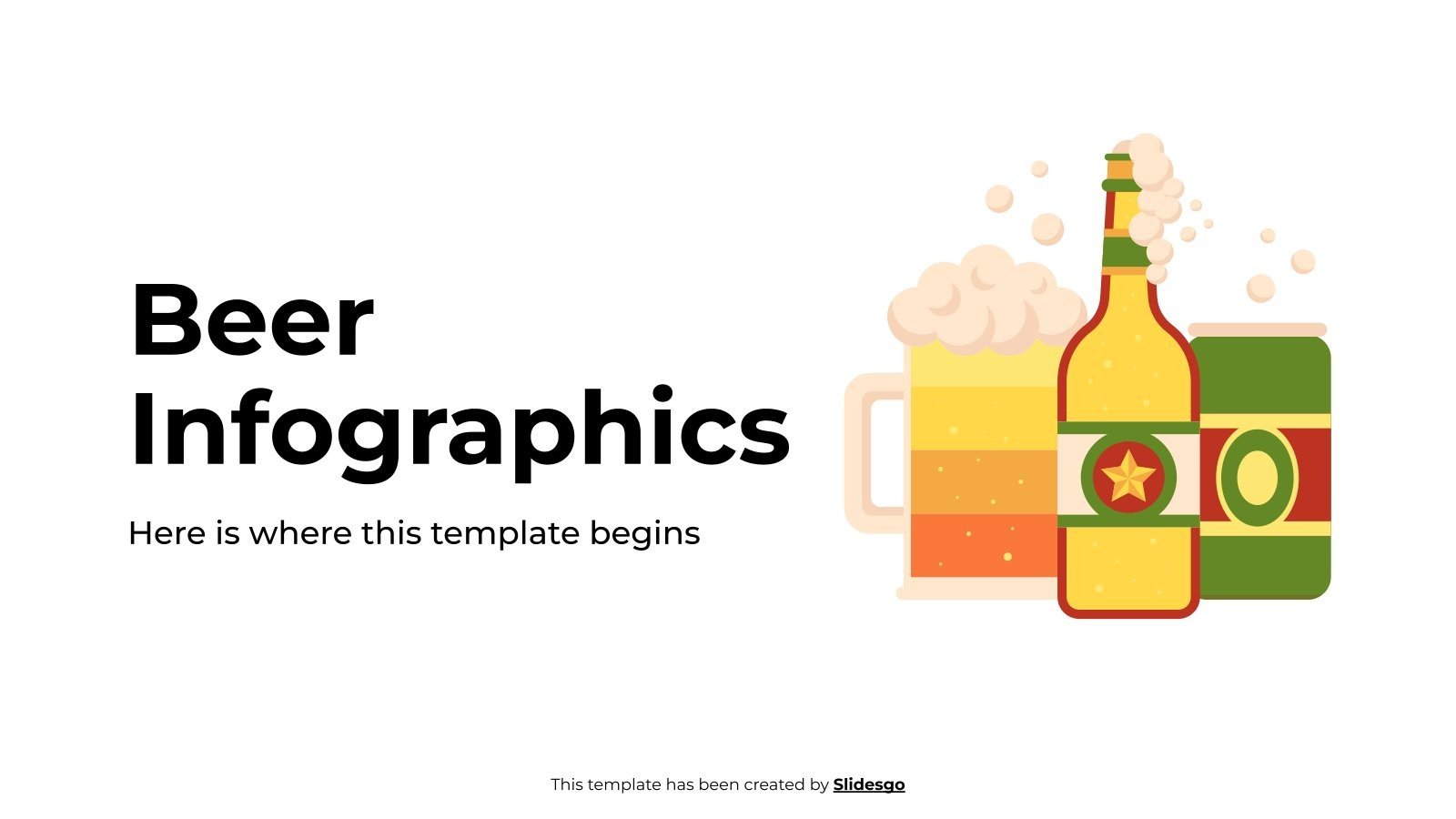 Plantillas de Google Slides y PowerPoint sobre cerveza