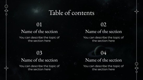 Black Hole and Space Minitheme Presentation