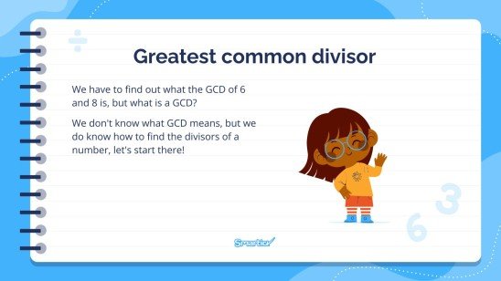 Operations and Algebraic Thinking: Greatest Common Divisor Presentation