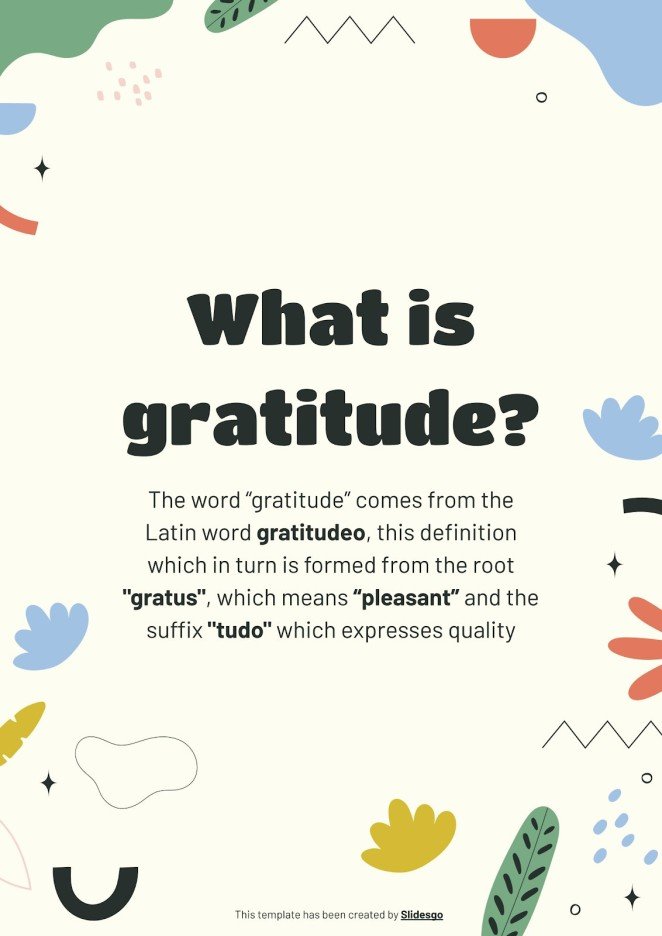 Gratitude Journal Presentation