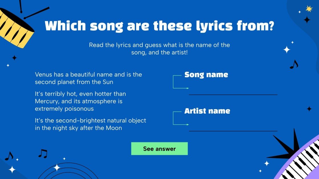 Guess the Song! Presentation
