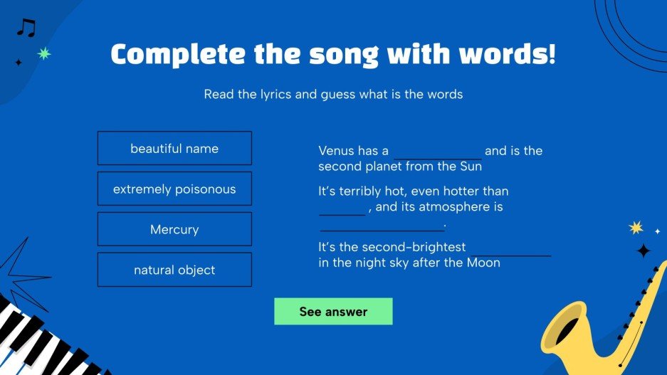 Guess the Song! Presentation