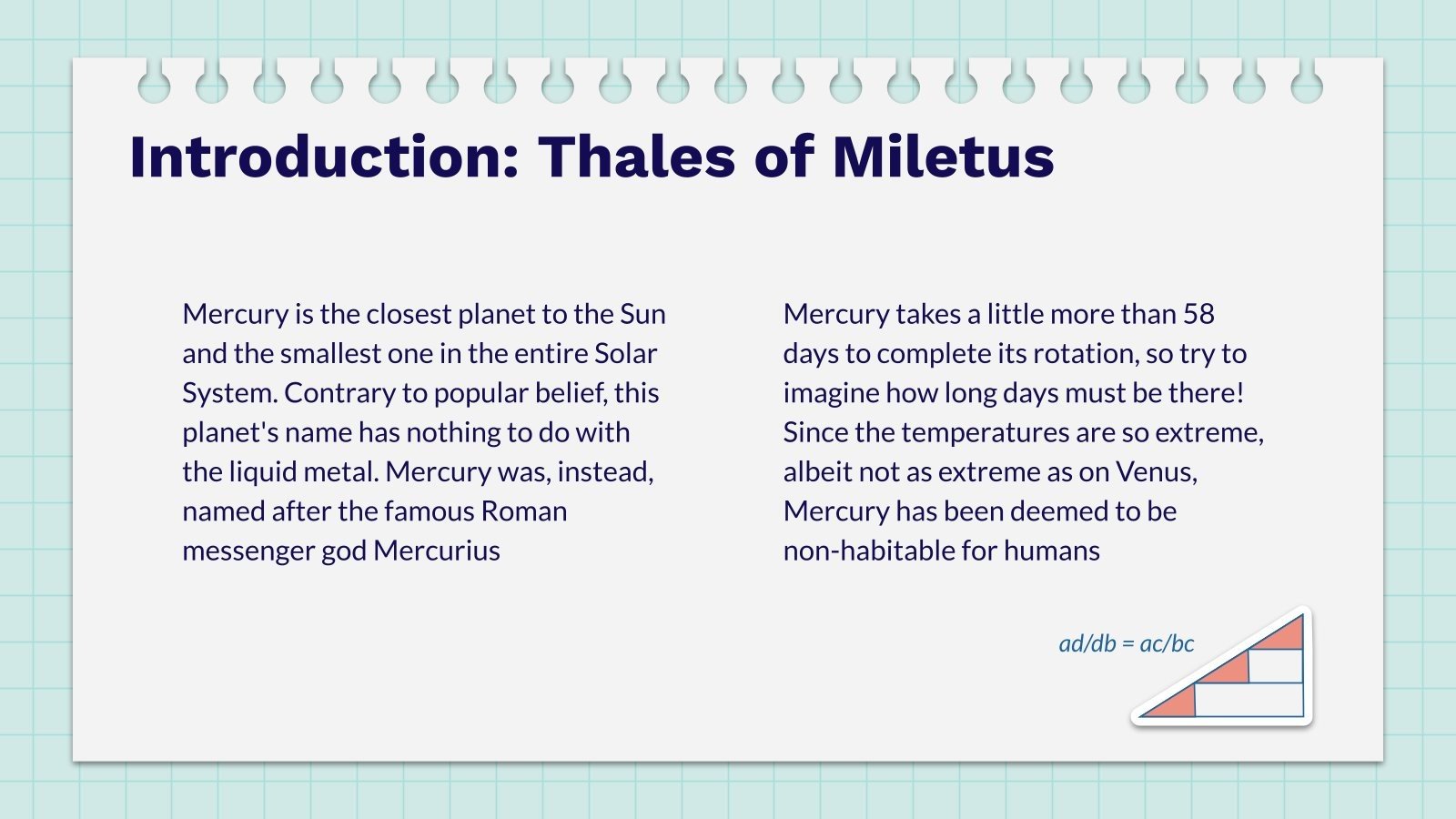 Thales Theorem Presentation