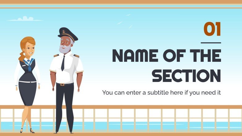 Discover Our Cruise Crew! Theme for Marketing Presentation