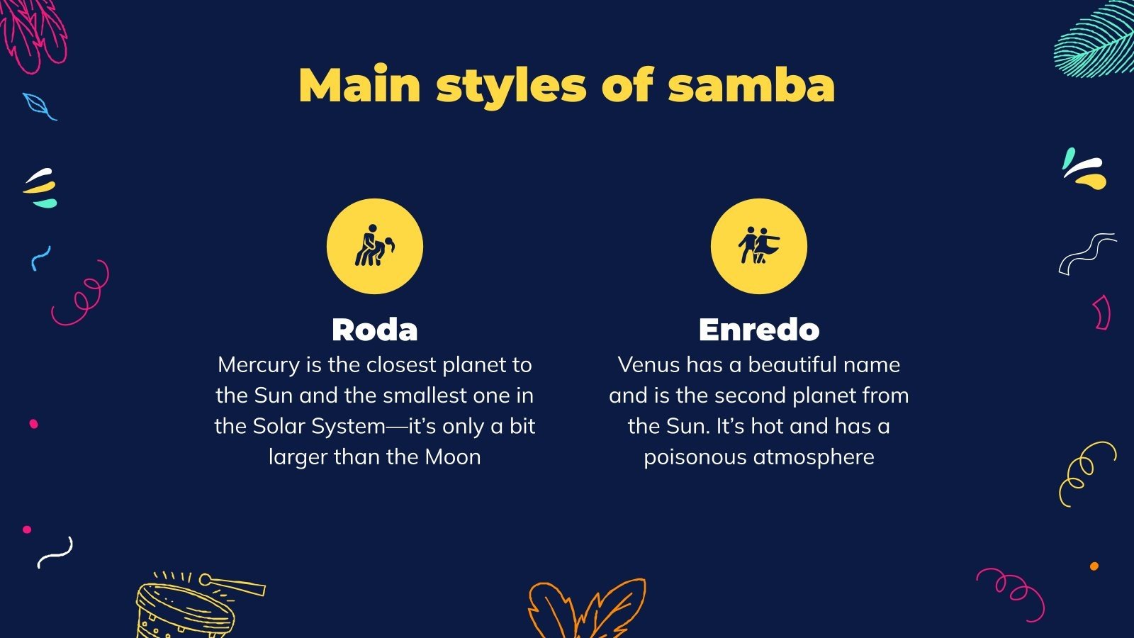 Middle School Rhythms and Dance Subject - Samba Presentation