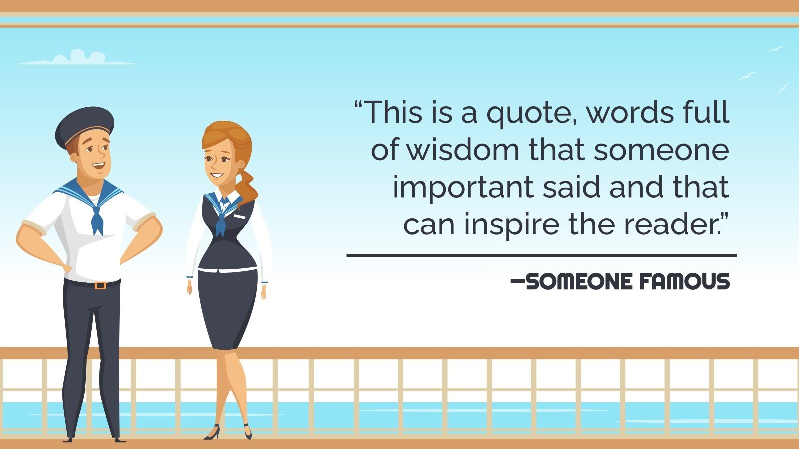 Discover Our Cruise Crew! Theme for Marketing Presentation