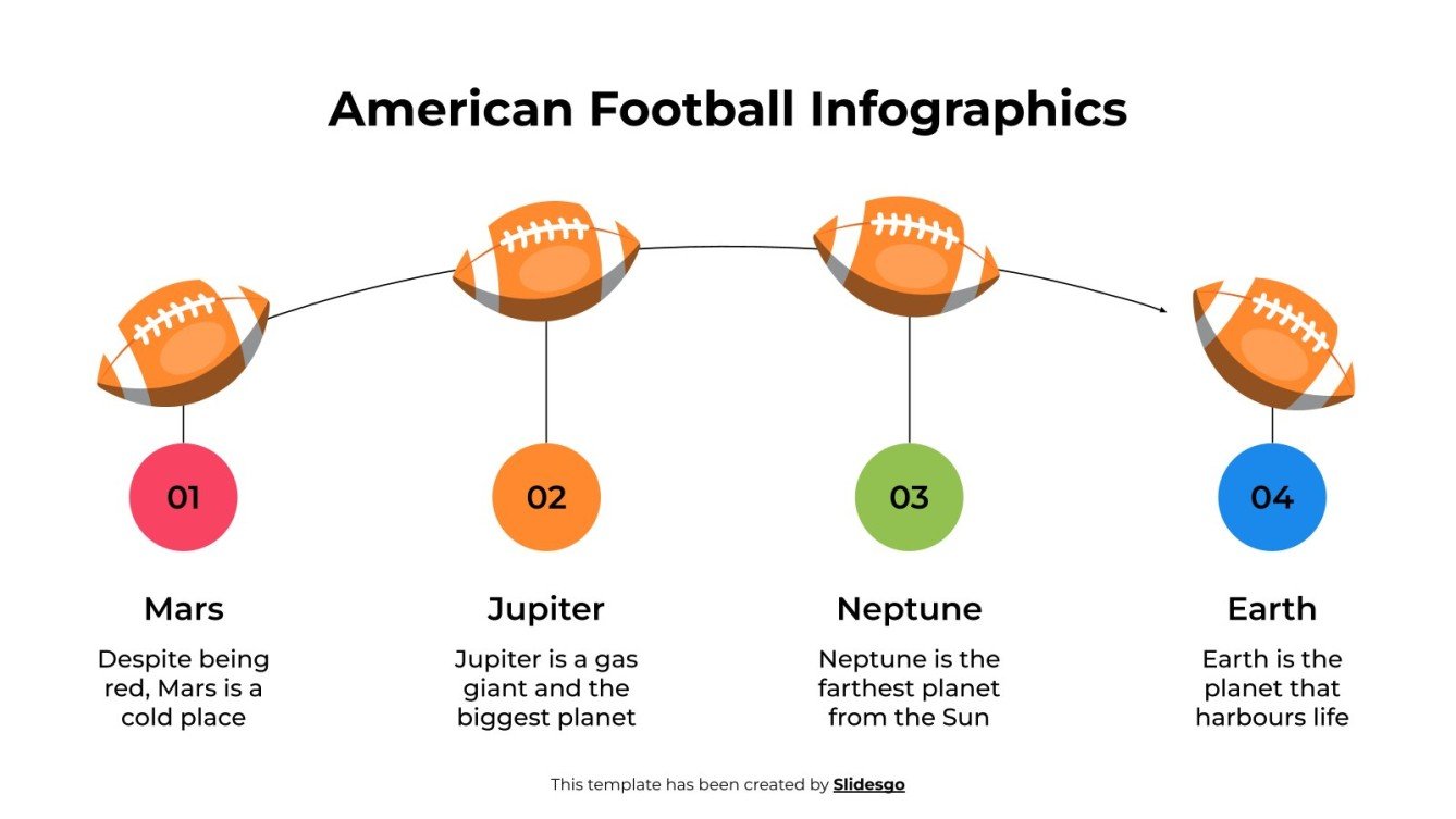 American Football Infographics Template