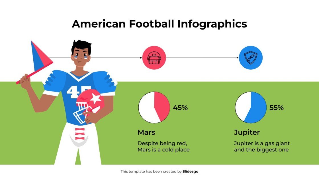 American Football Infographics Template
