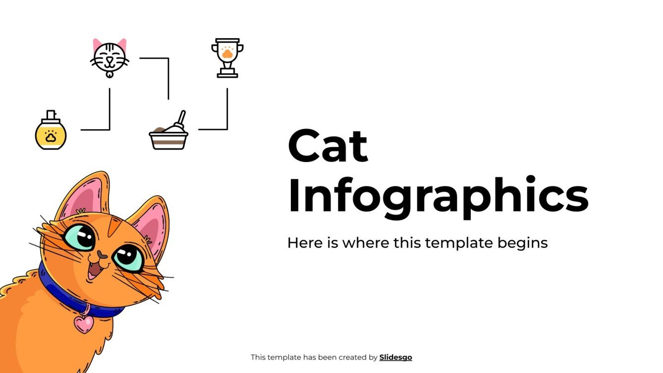 Cat Infographics Template