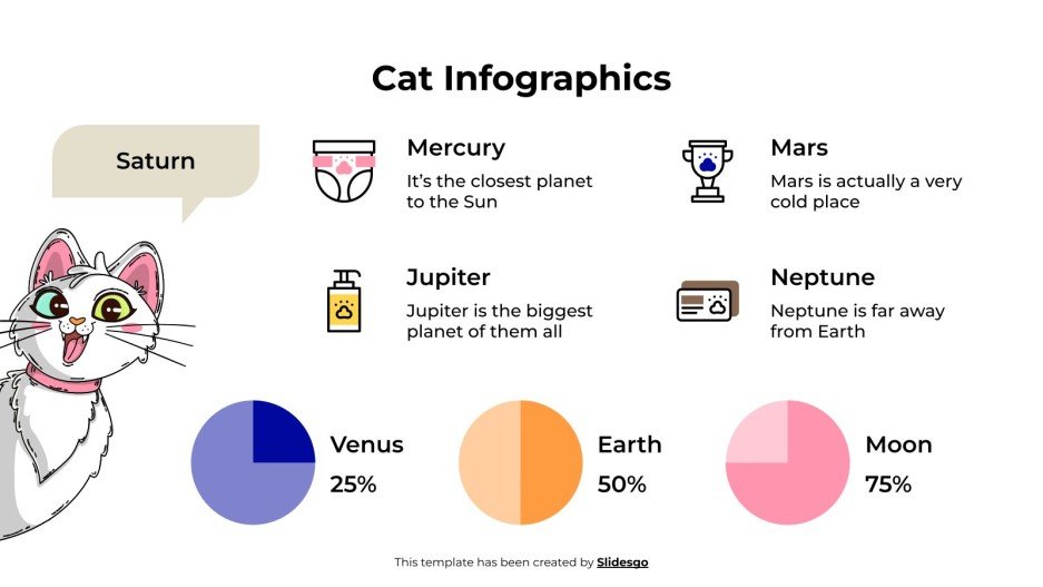 Cat Infographics Template