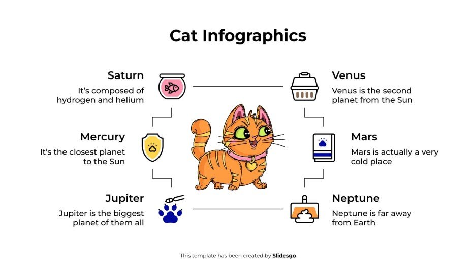 Cat Infographics Template
