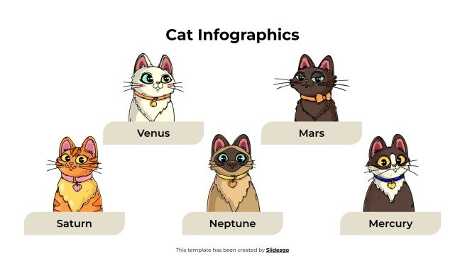 Cat Infographics Template