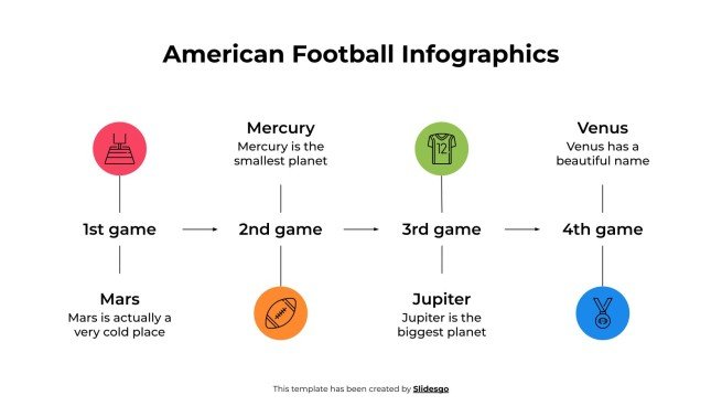 American Football Infographics Template