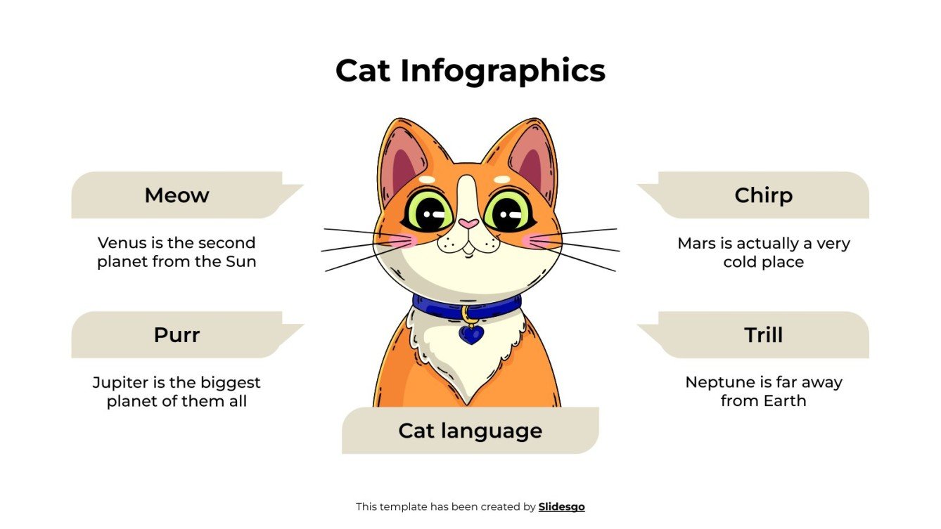 Cat Infographics Template