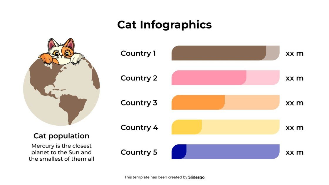 Cat Infographics Template