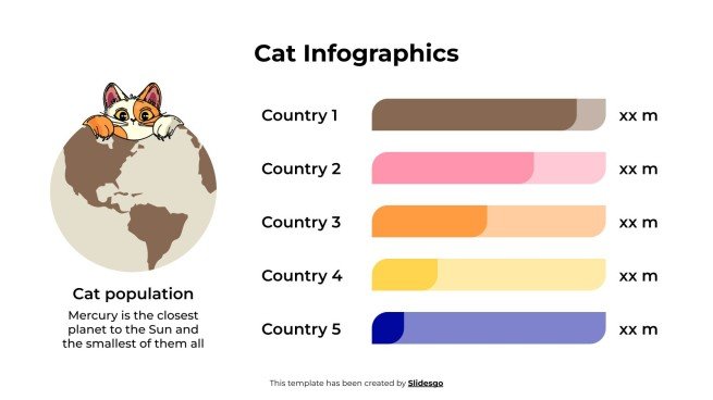 Cat Infographics Template