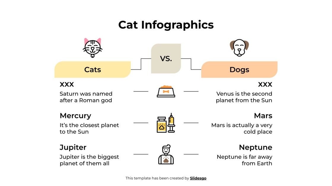 Cat Infographics Template