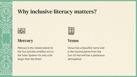 Inclusive Literacy Learning Presentation