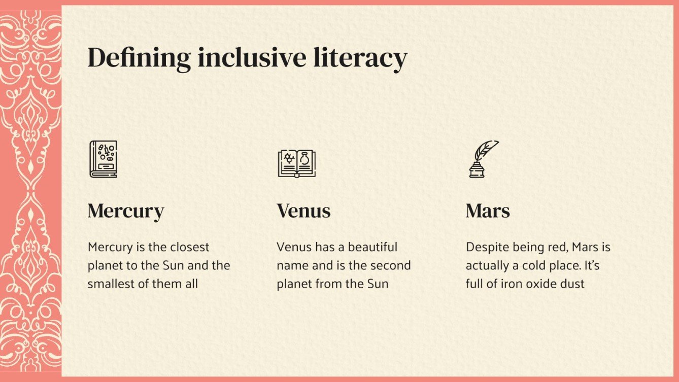 Inclusive Literacy Learning Presentation