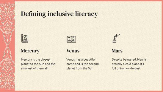 Inclusive Literacy Learning Presentation