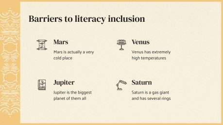 Inclusive Literacy Learning Presentation