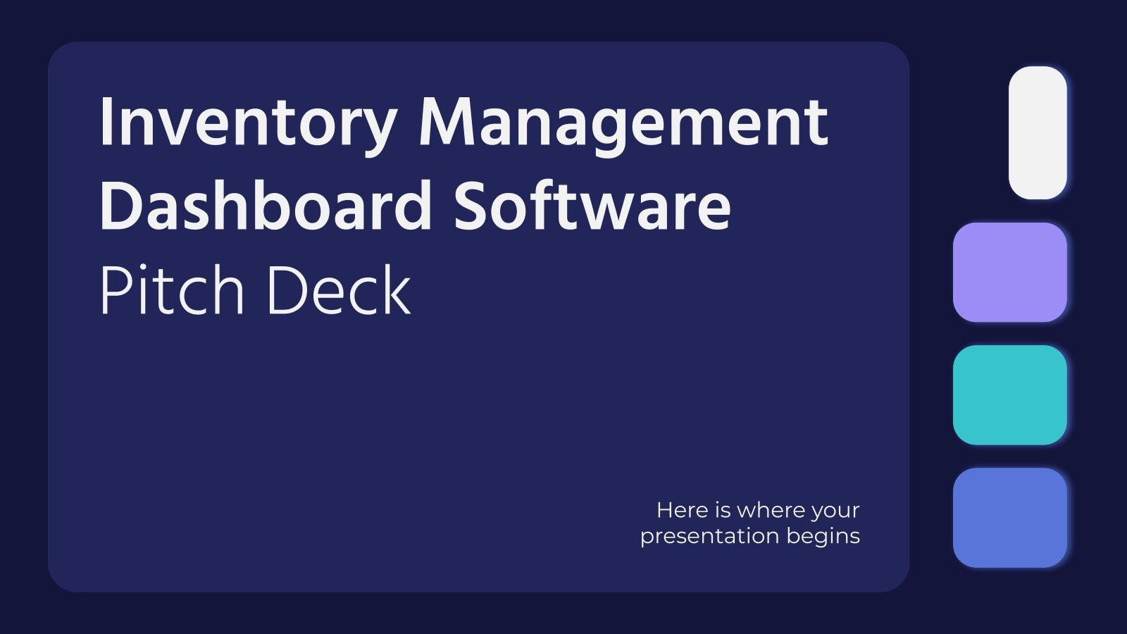 Plataforma del software de panel de gestión de inventario