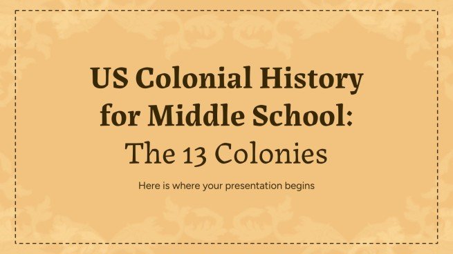 US Colonial History for Middle School: The 13 Colonies Presentation