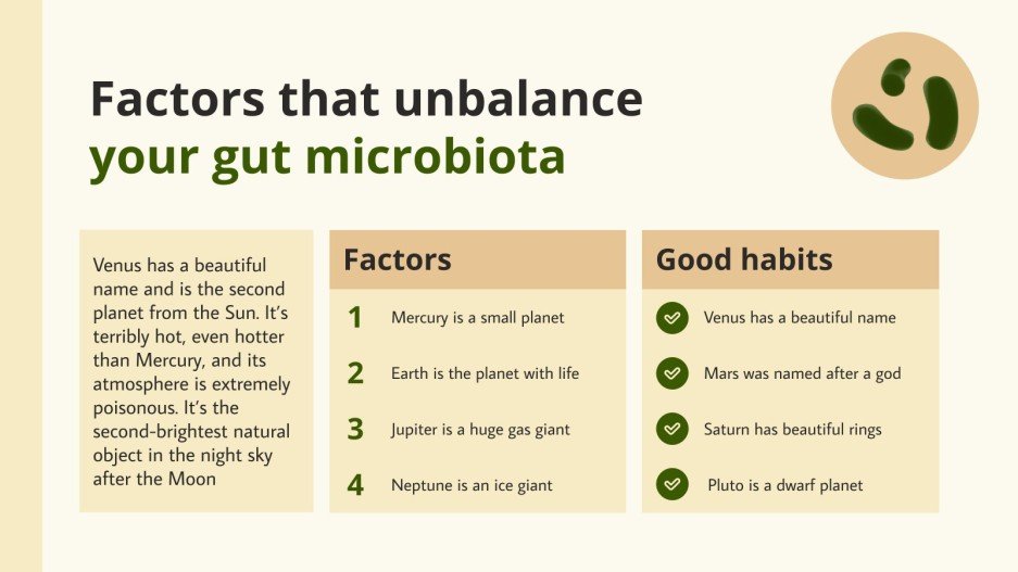 Ways to Improve the Gut Microbiota Presentation