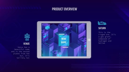 Video Game Pitch Deck Google Slides and PowerPoint Template