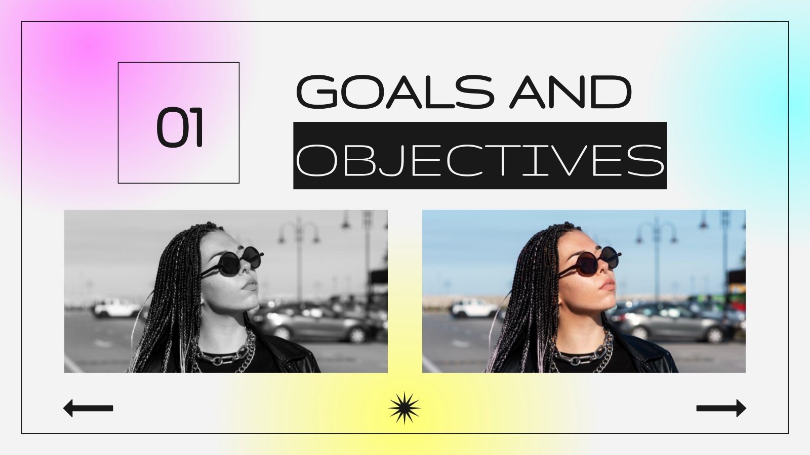 Before and After Theme for Social Media Presentation