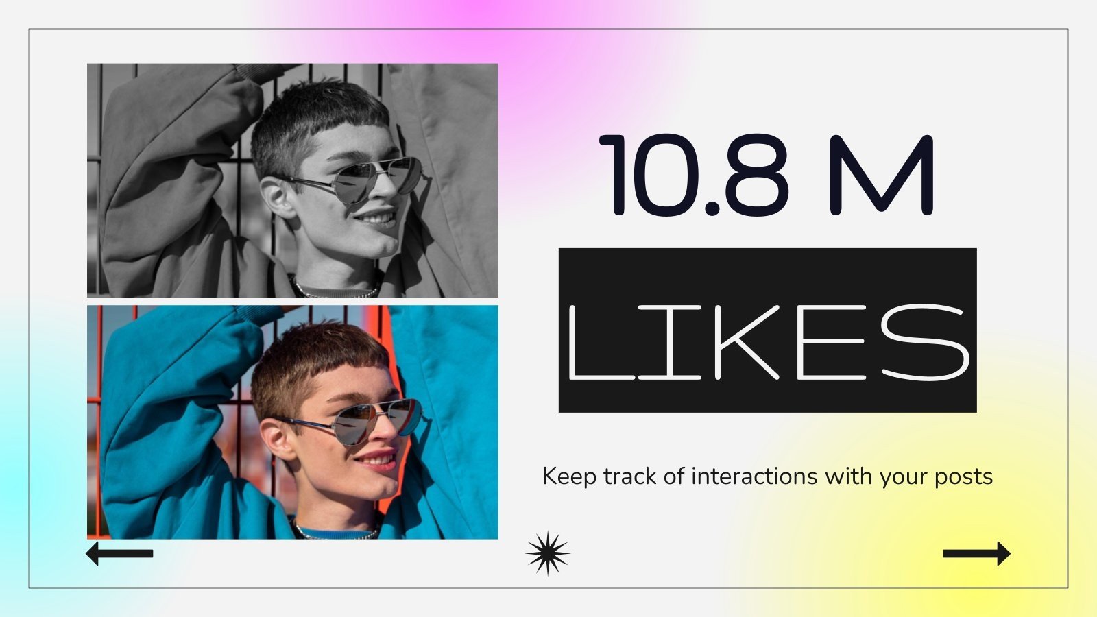 Before and After Theme for Social Media Presentation