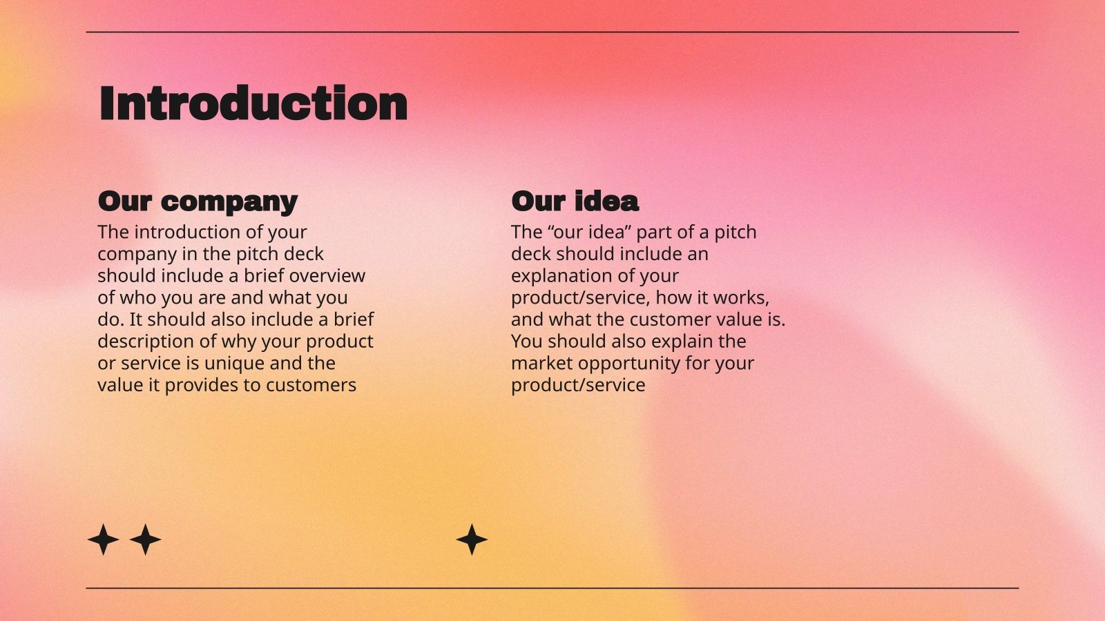 Warm Colors & Grain Texture Pitch Deck Presentation