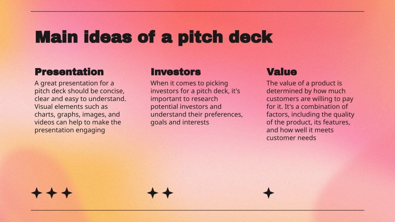 Warm Colors & Grain Texture Pitch Deck Presentation