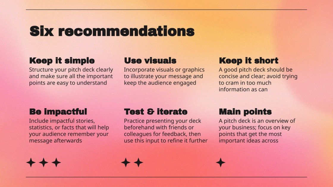 Warm Colors & Grain Texture Pitch Deck Presentation