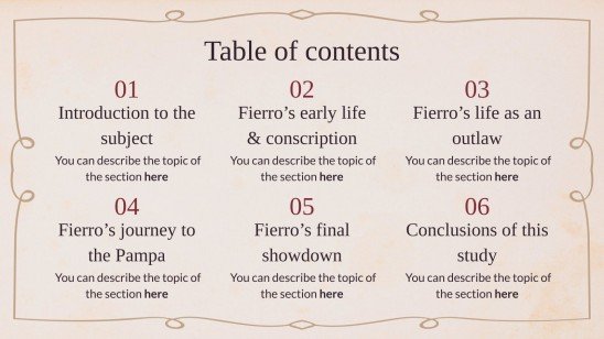 Text Commentary on the Narrative Poem Martín Fierro Presentation