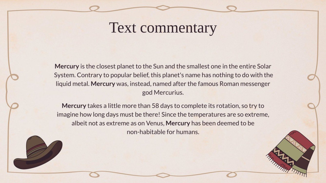 Text Commentary on the Narrative Poem Martín Fierro Presentation