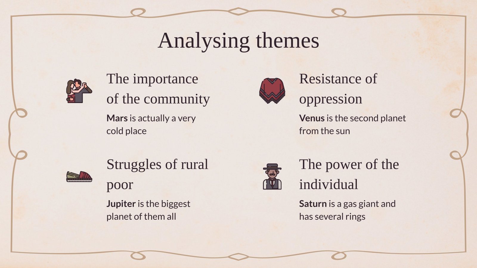 Text Commentary on the Narrative Poem Martín Fierro Presentation