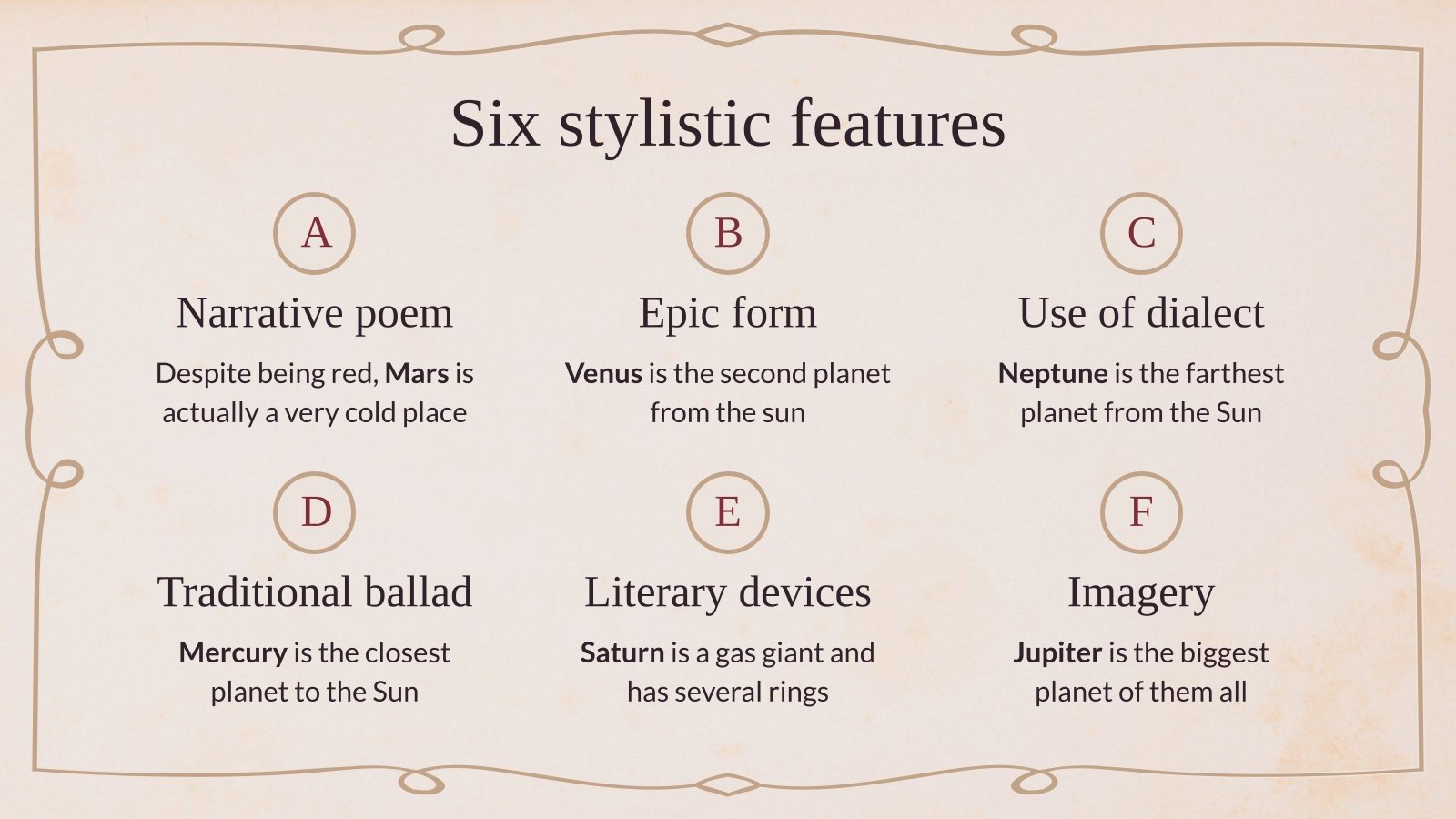 Text Commentary on the Narrative Poem Martín Fierro Presentation