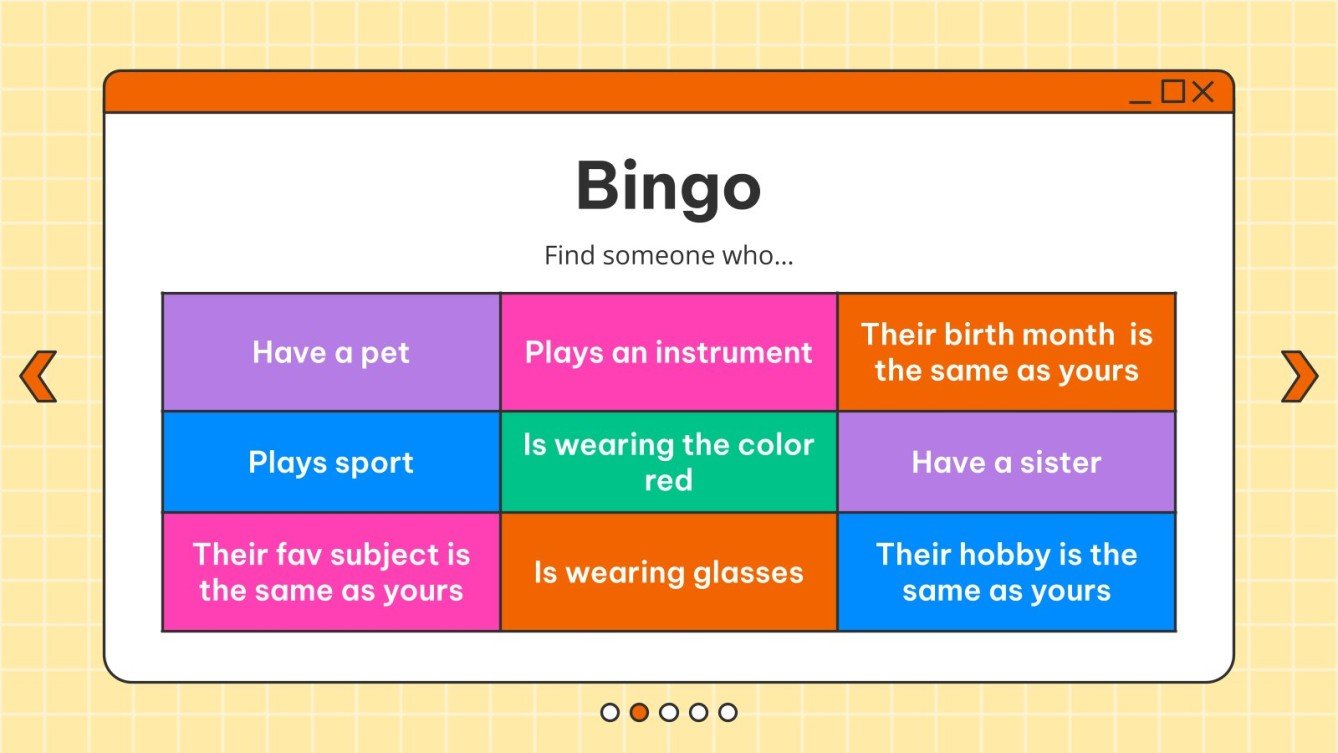 Interactive Classroom Icebreakers Presentation