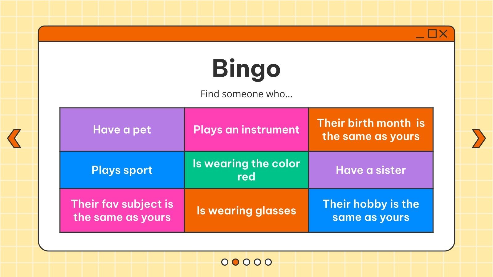 Interactive Classroom Icebreakers Presentation