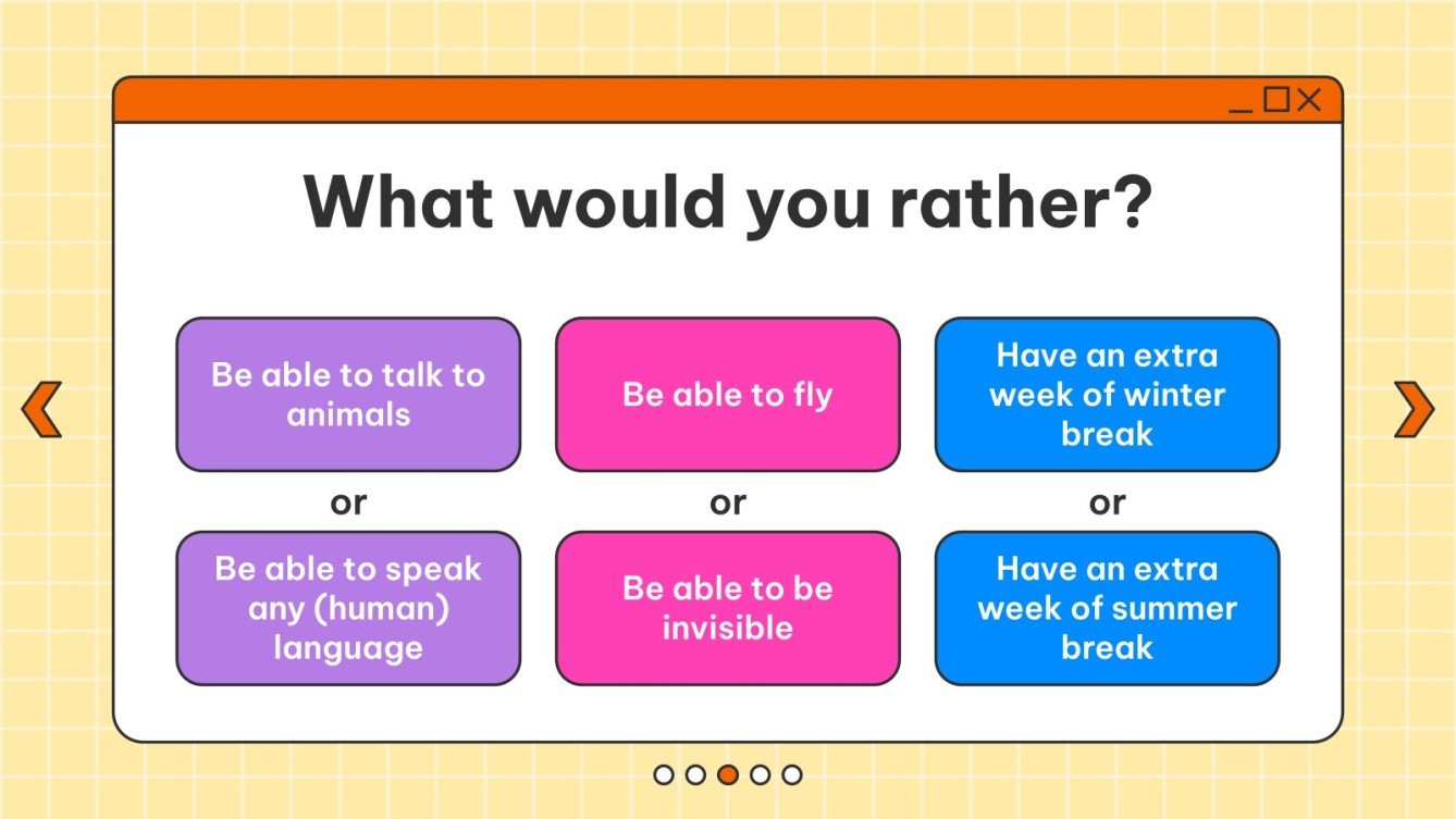Interactive Classroom Icebreakers Presentation