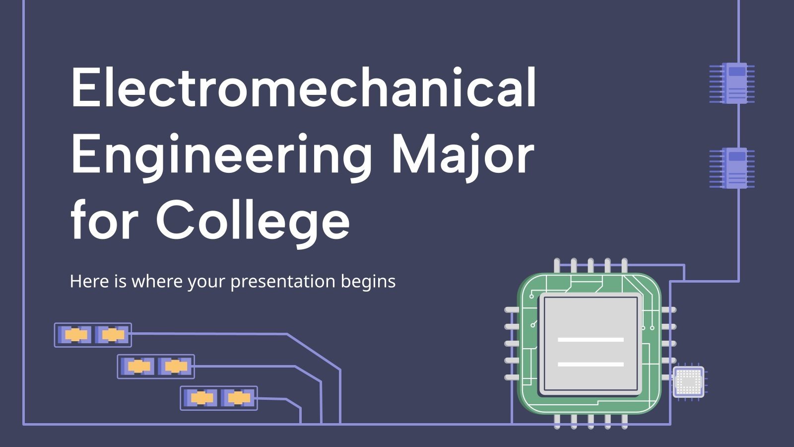 Electromechanical Engineering Major for College Presentation
