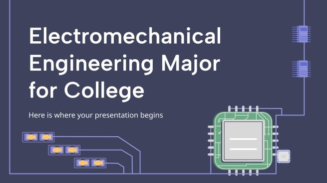 Electromechanical Engineering Major for College Presentation