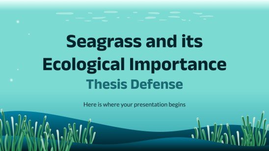 Seagrass and its Ecological Importance Thesis Defense Presentation