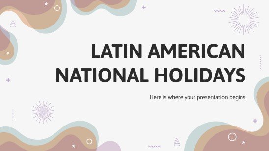 Plantillas gratis de Latinoamérica para Google Slides y PPT