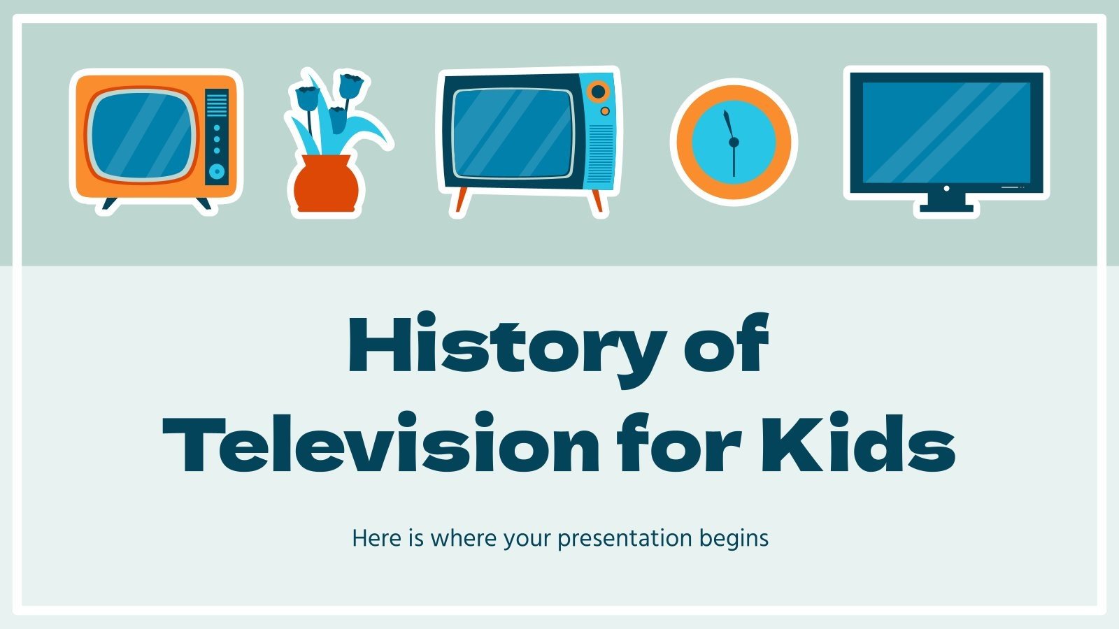 History of Television for Kids Presentation