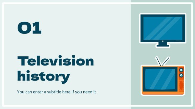 History of Television for Kids Presentation