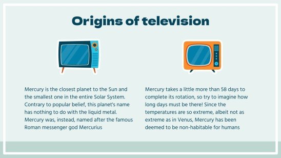 History of Television for Kids Presentation