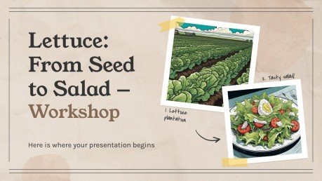 Plantillas gratuitas de Google Slides y PowerPoint sobre verduras