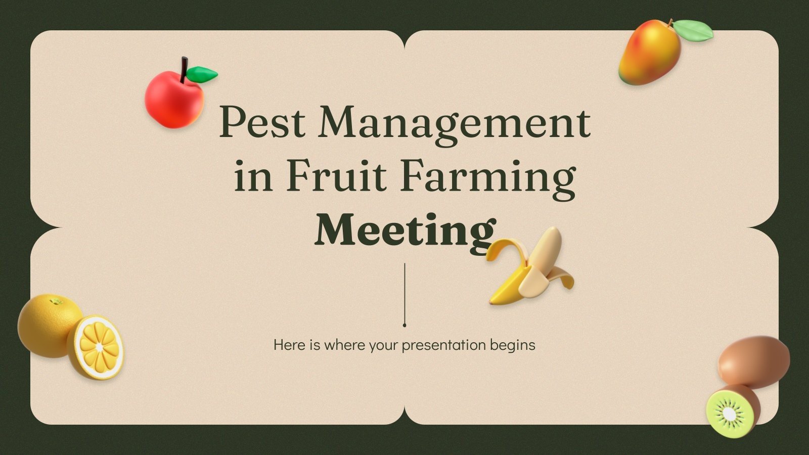 Free Google Slides and PowerPoint templates about Farms